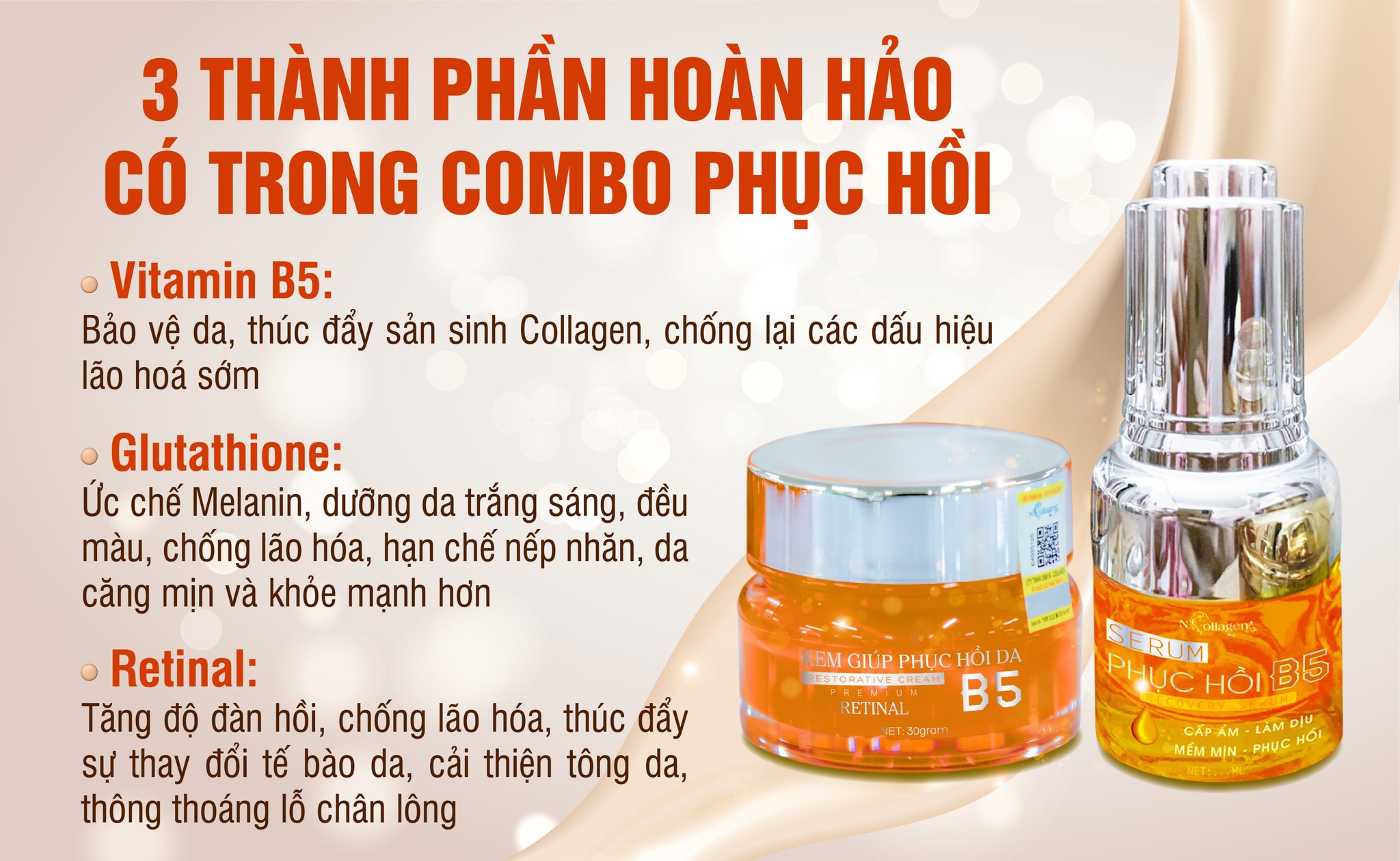 Serum Phục Hồi Da B5 N Collagen - Kho Sỉ ANN UNIT